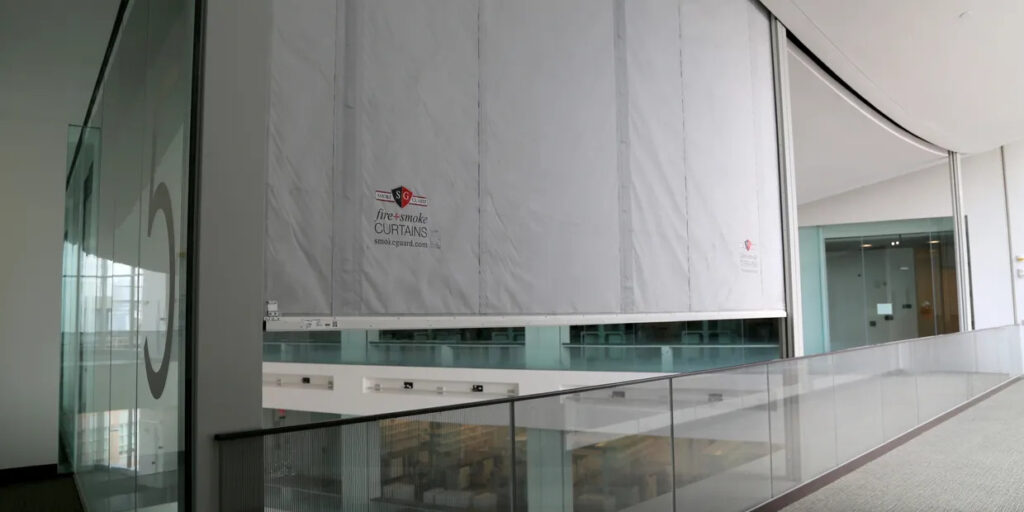 Smoke Guard Fixed Draft Curtains - SHAProducts